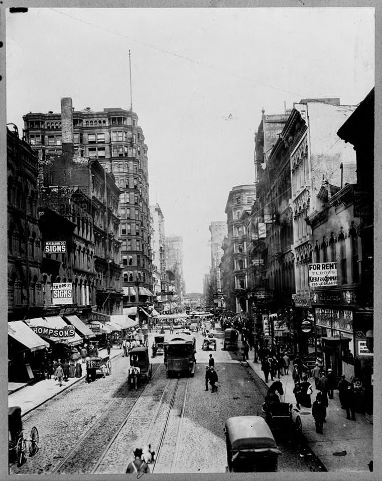 Madison St., Chicago, 1899 ~ vintage everyday