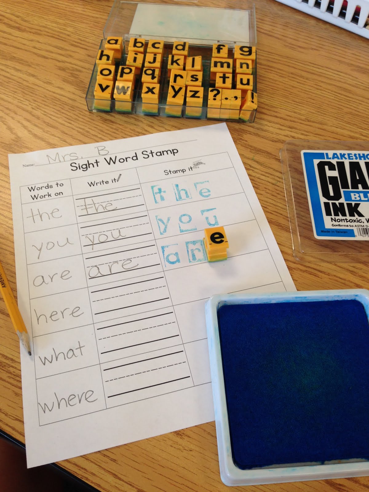 Mrs. Birch Tree: Sight Words