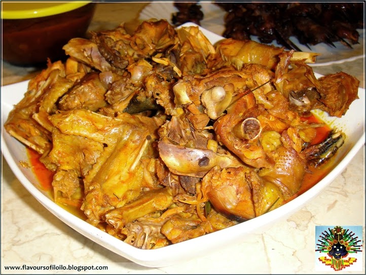 Adobo nga Manok sa Istiwitis (achuete)