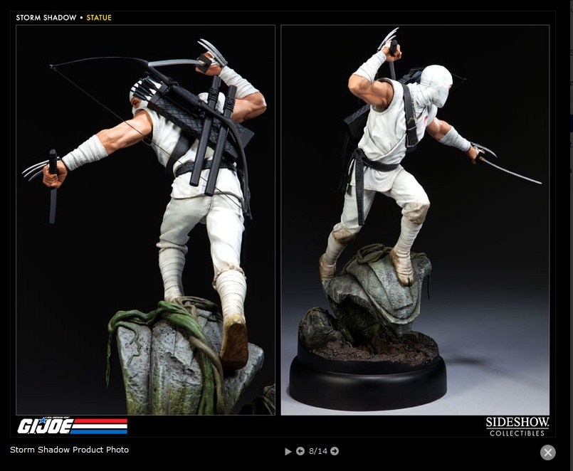 Tom Sculpts: Storm Shadow!!!!! Villafane studios (sideshow collectibles)