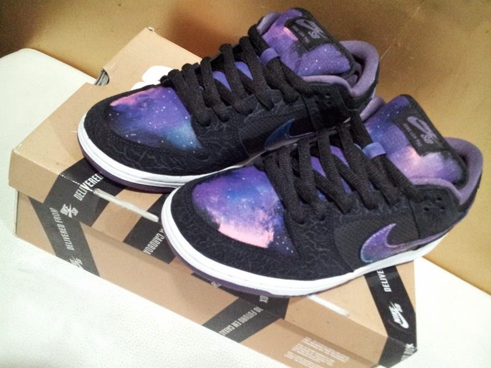 Nike SB Low Galaxy Cement Custom by C.P.B Customs | Skate Shoes PH ...