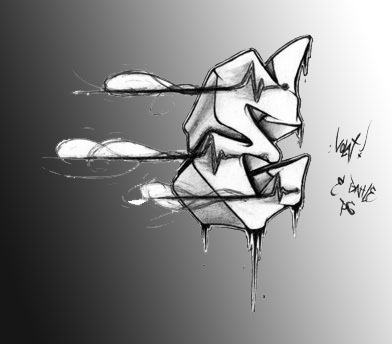 The Letters E in Graffiti