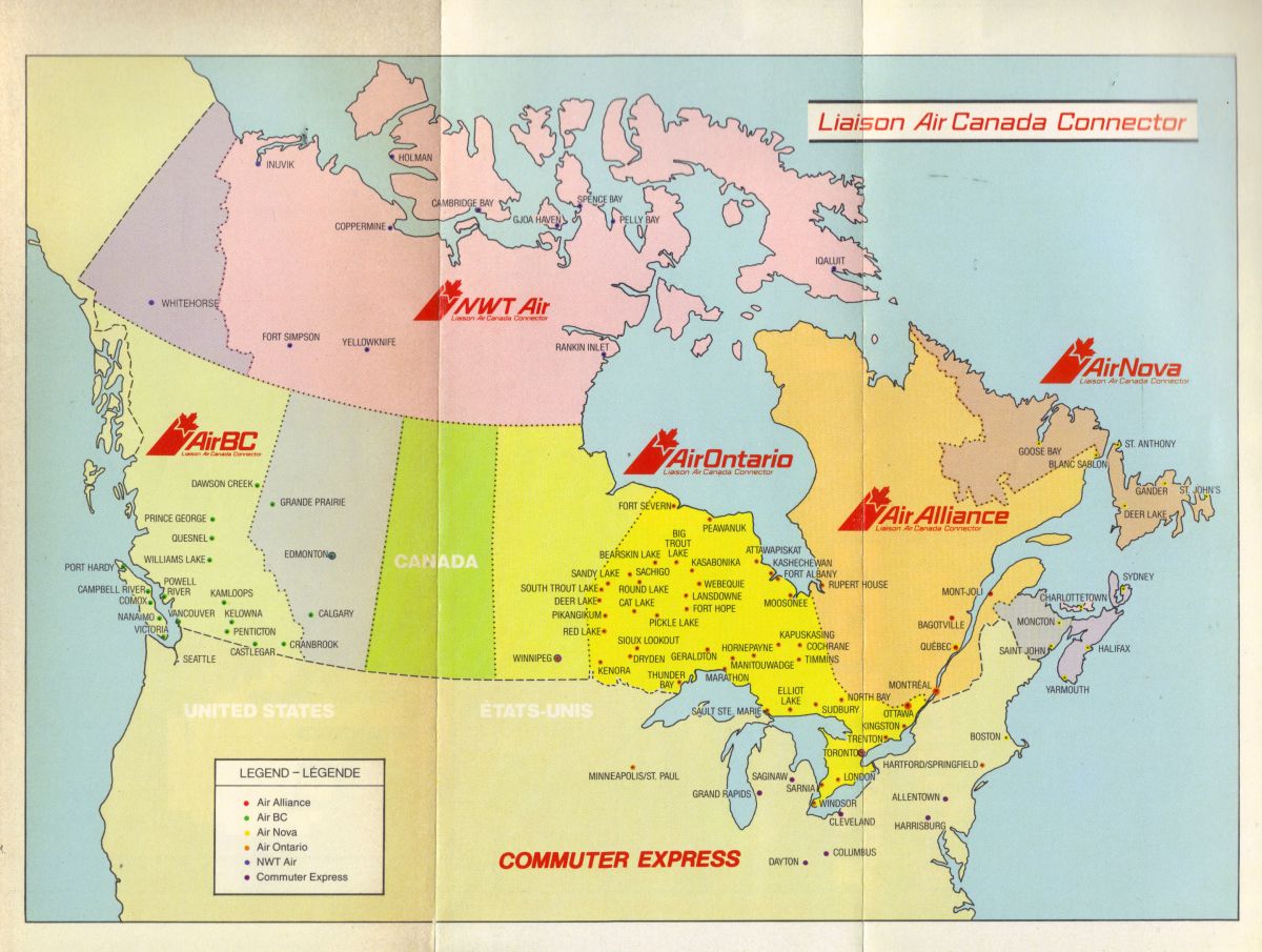 Airline memorabilia: Air Canada (1988)