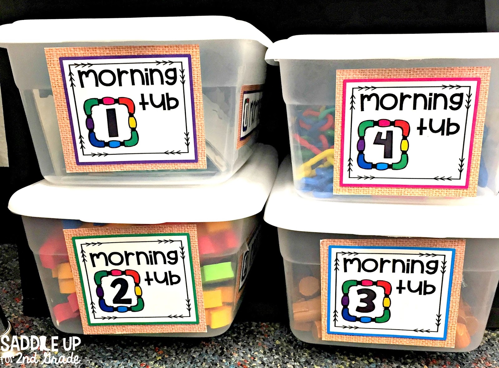 Morning Tubs with Oriental Trading - Saddle Up for 2nd Grade