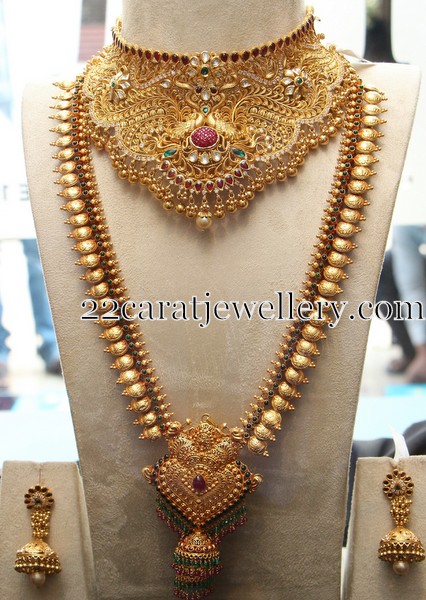 Filigree Bridal Set Mango Long Chain - Jewellery Designs