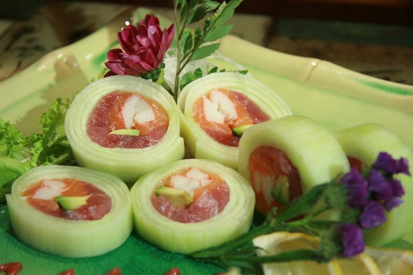 Low Carb Naruto Style Sushi Rolls - Recipes - TuDiabetes Forum