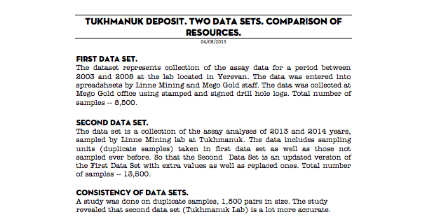 GBGD - What Is Global Gold Corp. up to in Armenia: Clear and Apparent ...