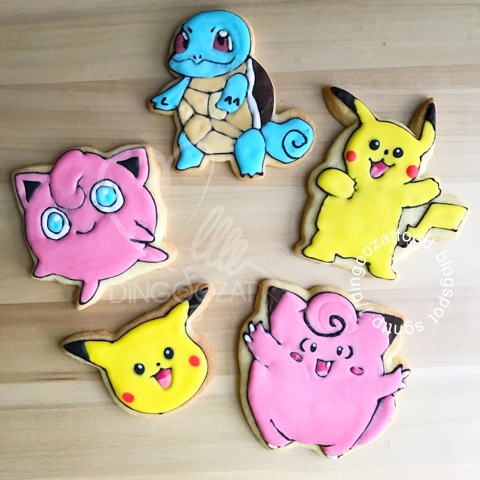 Miki's Food Archives : Pokemon Go Happy Halloween Cookies 精灵宝可梦万圣节饼干