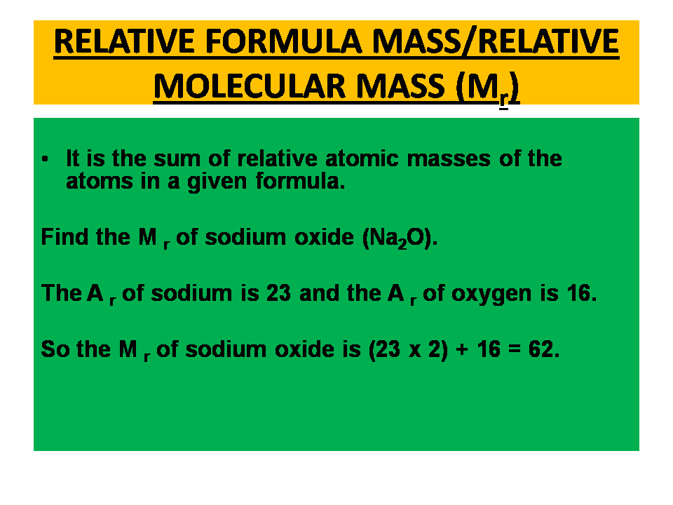 Grade 11: CHAPTER 2 ATOMS , MOLECULES AND STOICHIOMETRY SEM 1