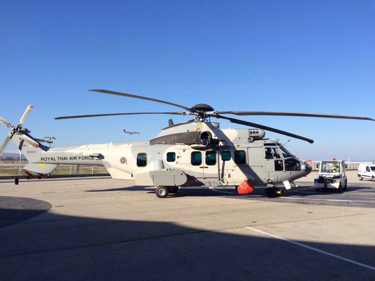 AAG_th บันทึกประจำวัน: ภาพ ฮ.๑๑ EC725 เครื่องแรกของกองทัพอากาศไทย