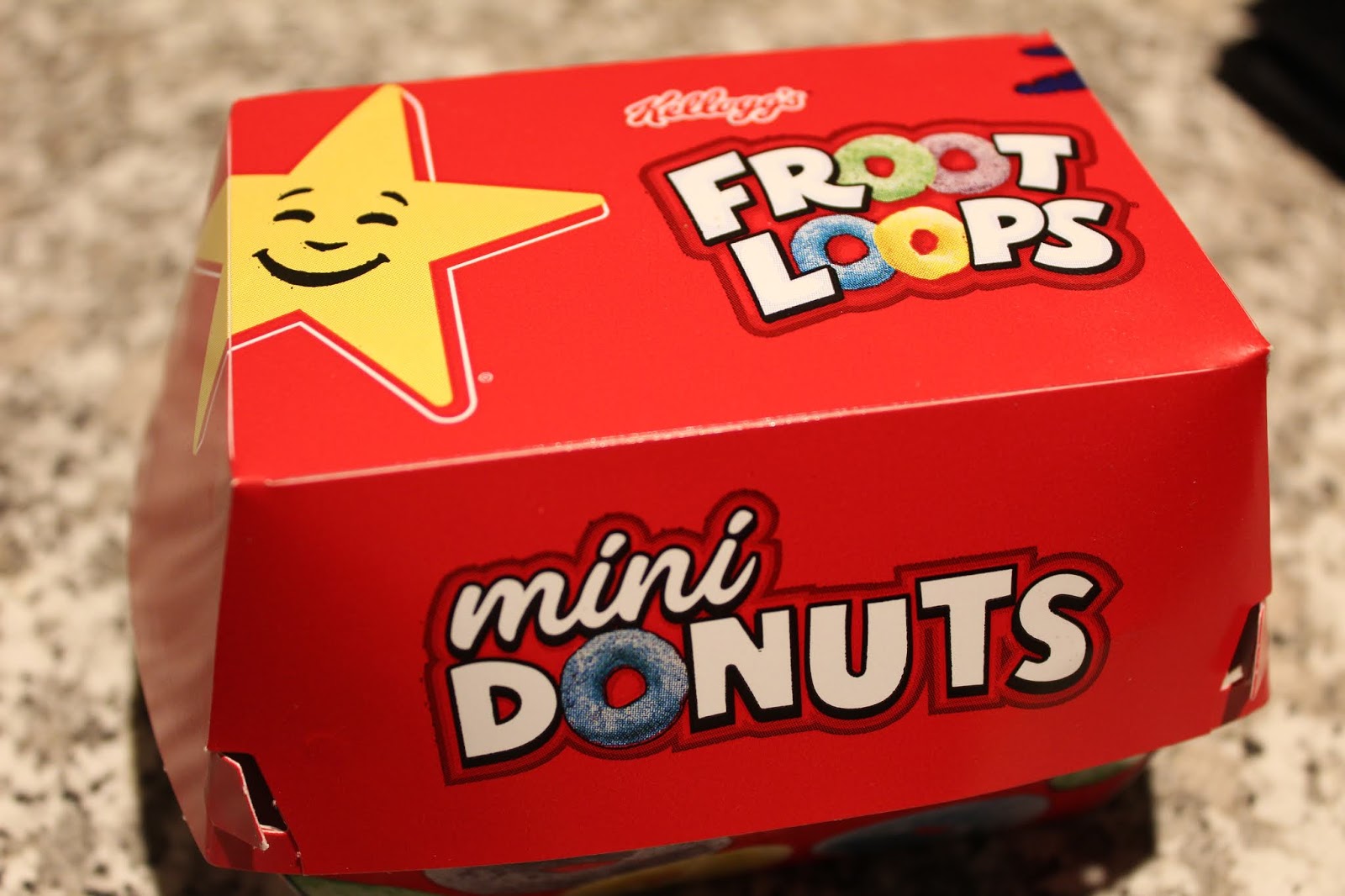 Yummy Food Adventures~!: Carl's Jr's Froot Loops Mini Donuts/カールのジュニアの ...