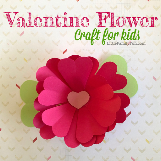 Little Family Fun: Valentine Flower Craft for Kids