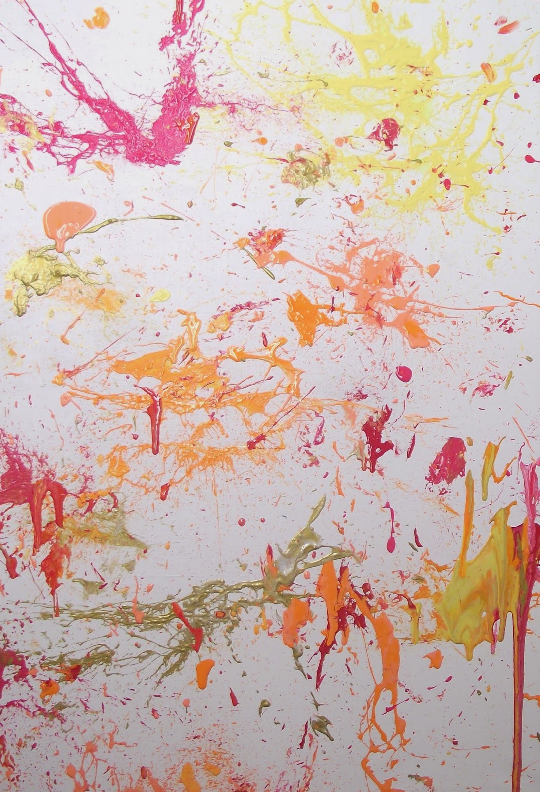 Pretty Little Lady Design: Hiding Behind a Sheet & Splattered in Paint ...