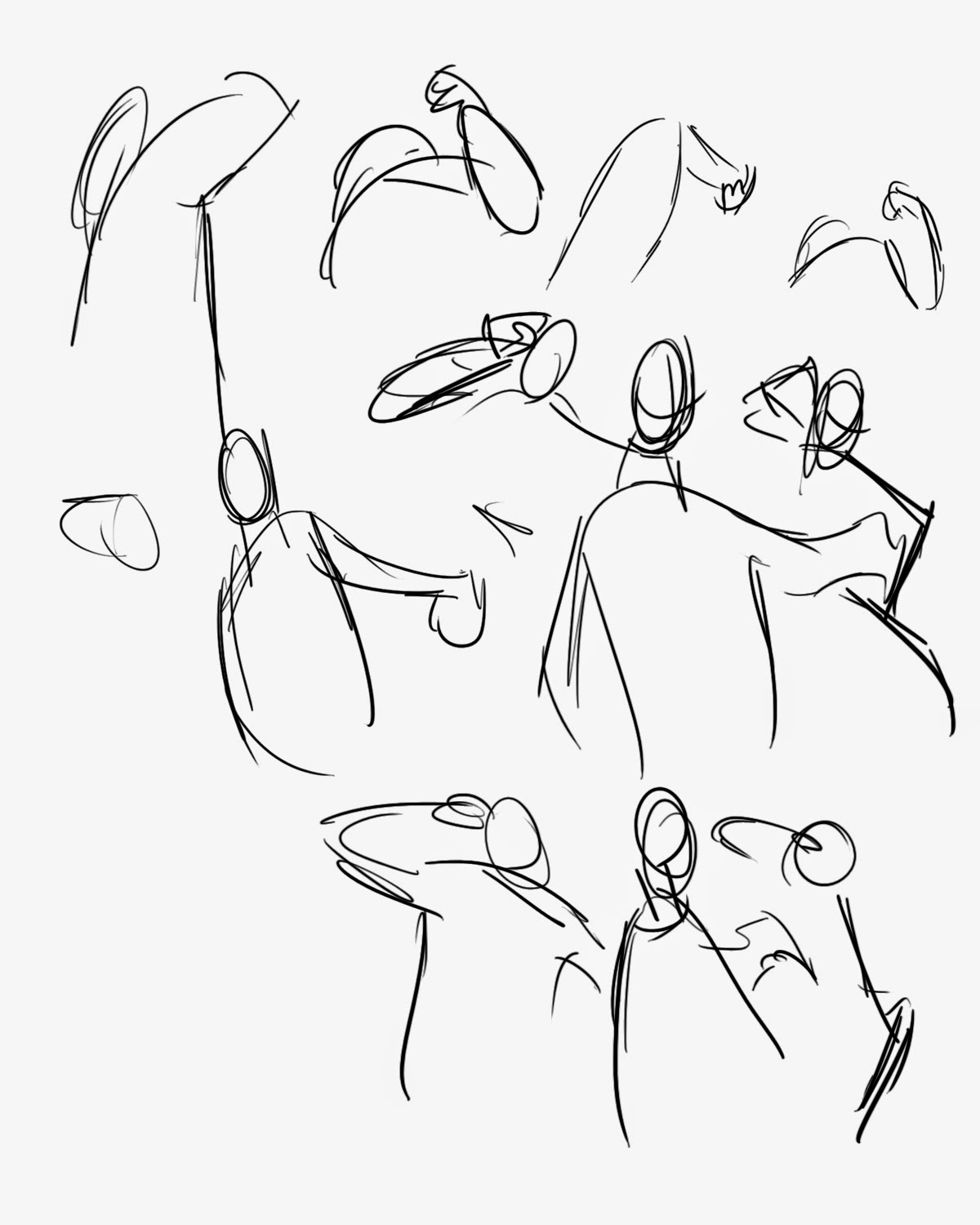 Michelle Rakar's Art Cave: ASC Gesture Drawings