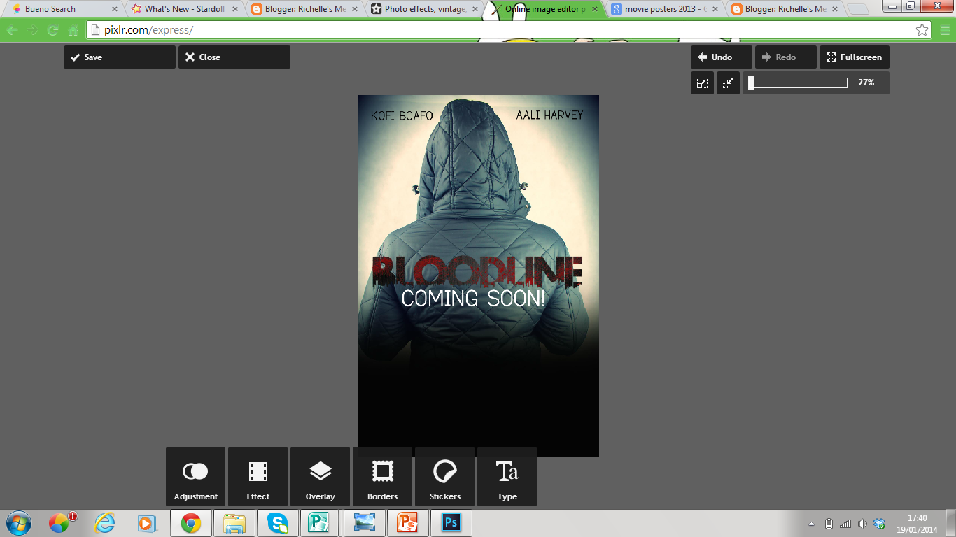 Richelle's Media Coursework: Creating Final Movie Poster