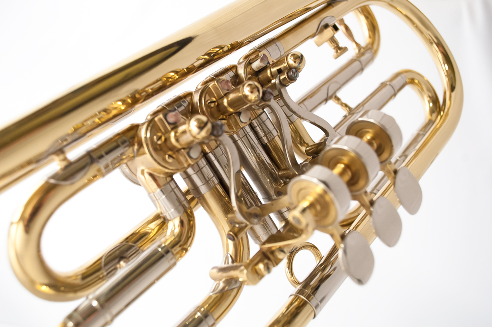Eb stunning rotary valve Alto Trumpet by Josef Lidl (lacquer ...