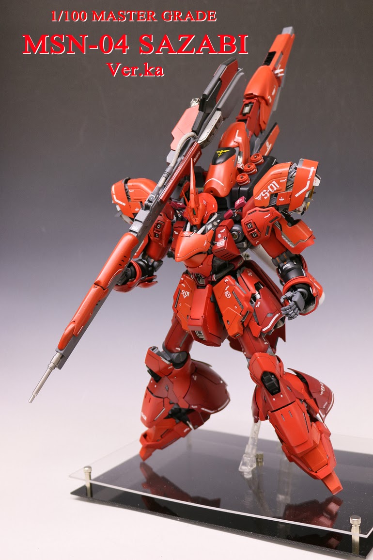 GUNDAM GUY: MG 1/100 MSN-04 Sazabi Ver.Ka - Customized Build