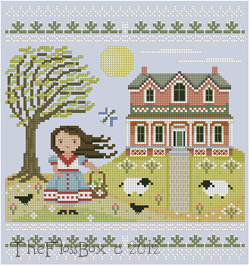 The Floss Box: Fiona Cross Stitch Pattern