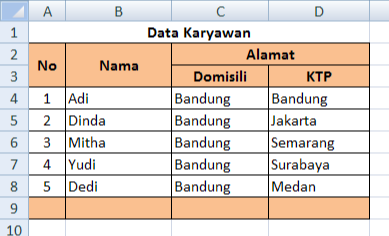Tabel Excel, Cara Membuat Tabel dan Contohnya Dalam Microsoft Excel ...