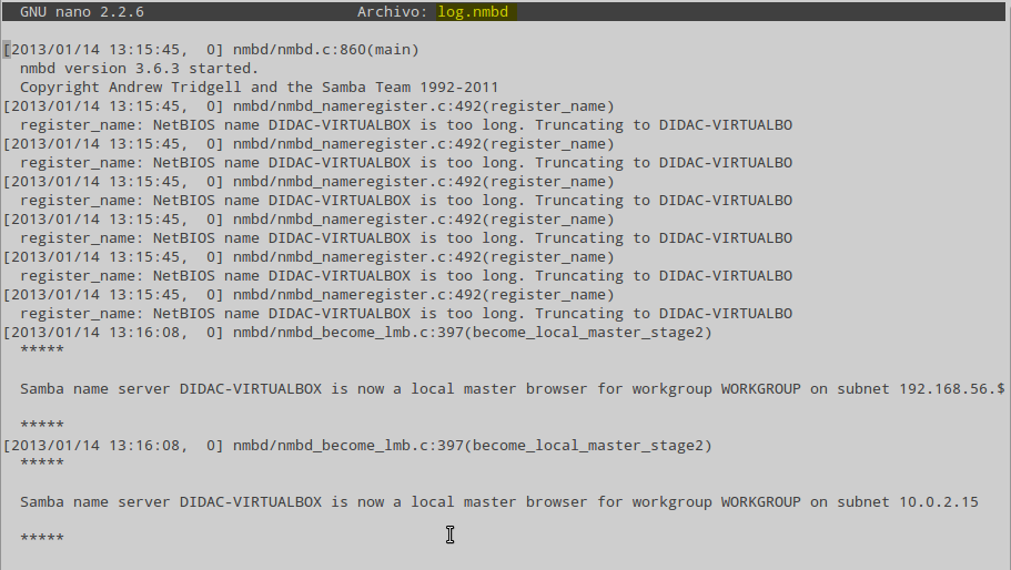 Blog - Dídac Pérez : M6 - Instal·lació i configuració de Samba