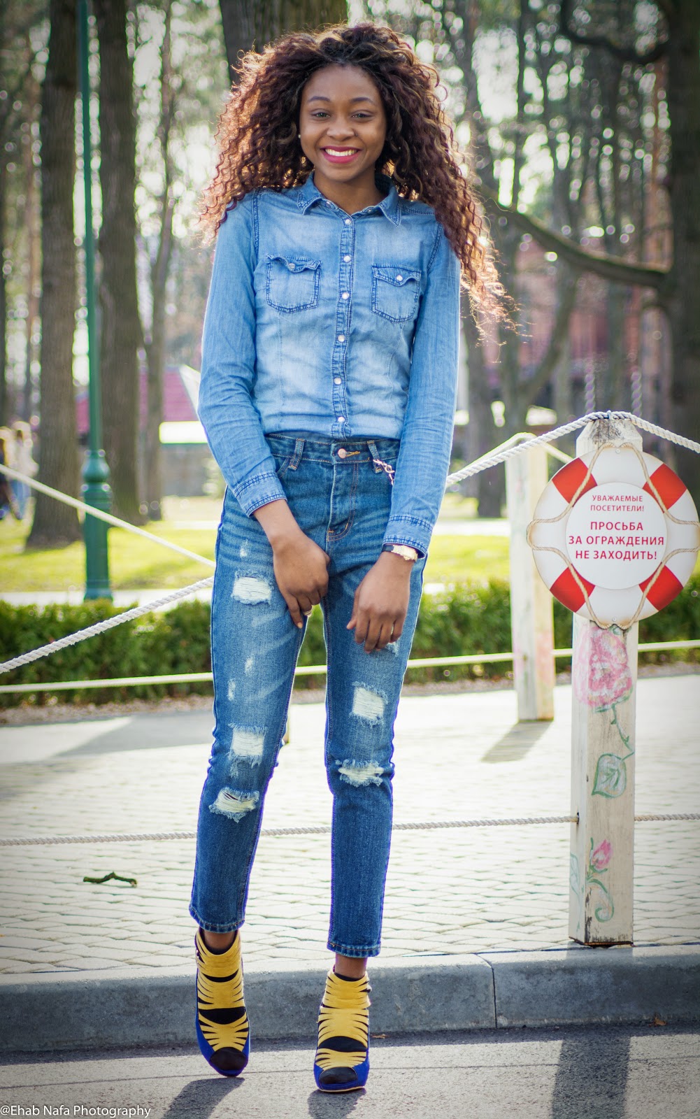 DENIM UNIFORM | Melody Jacob