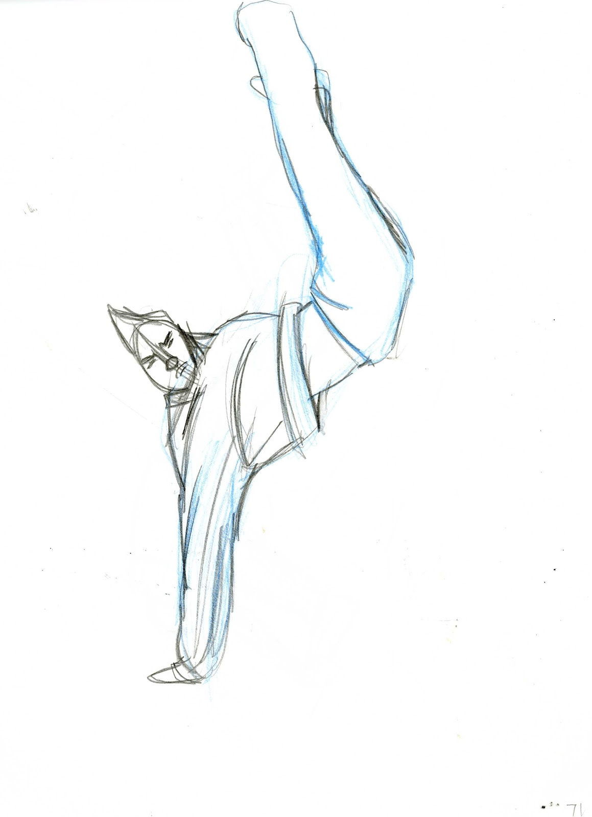 Motion Man's Flipbook: Bboy Gesture Drawings