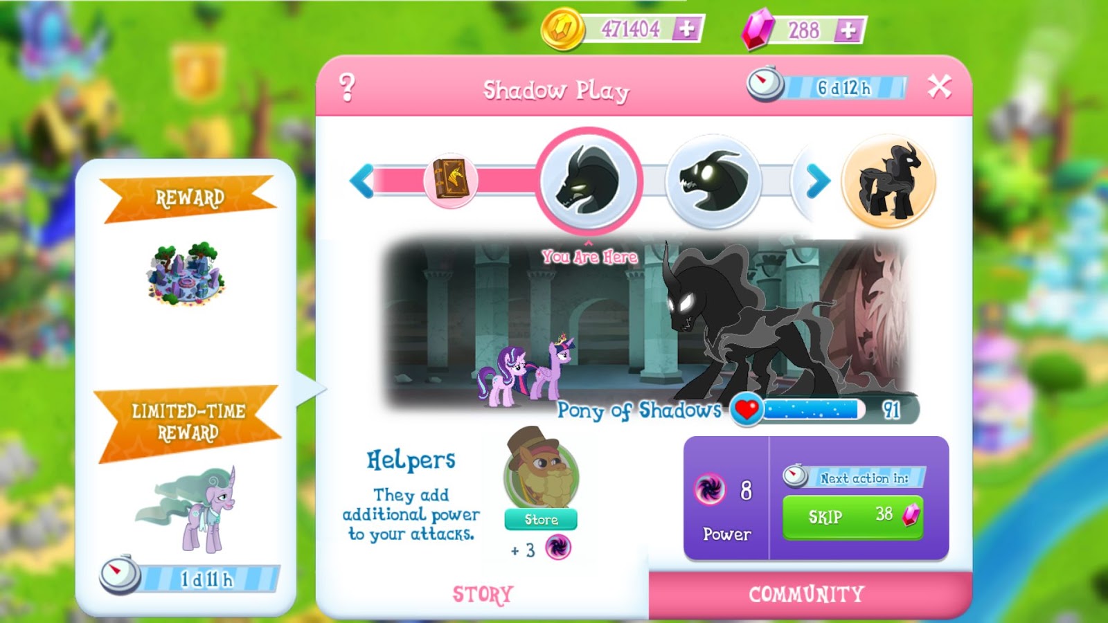 Equestria Daily - MLP Stuff!: Gameloft Adds "Shadow Play" Locations and ...