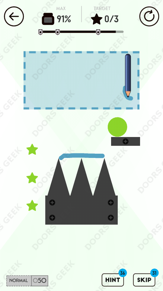 Draw Here Level 50 ~ Doors Geek