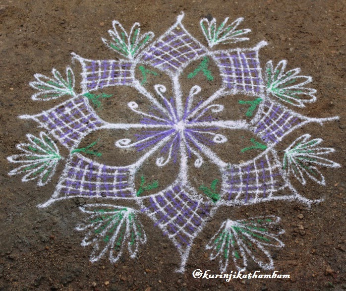 Kolam # 127 - Flower Rangoli Kolam - Pongal Special Kolam ~ Kurinji ...