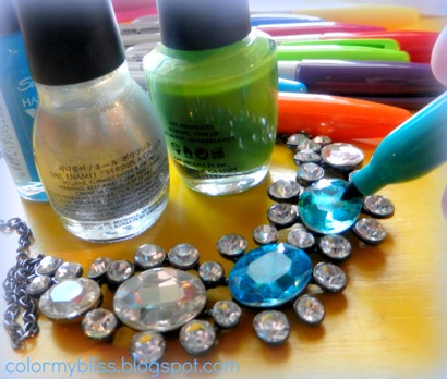 Color My Bliss: DIY Color Your Necklace Brilliant!