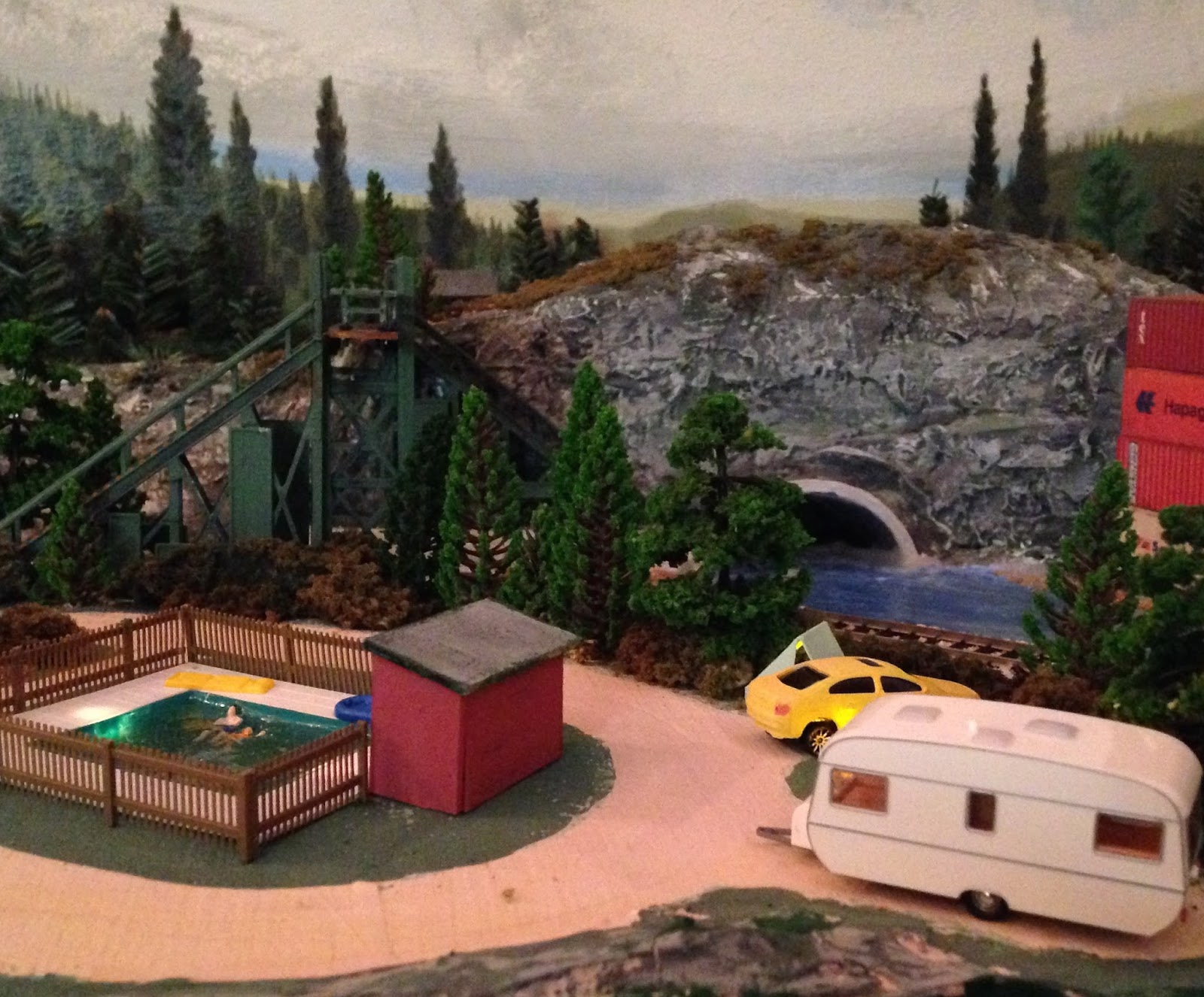 The Model Railroad Luddite: Camping at Kimball's Campground