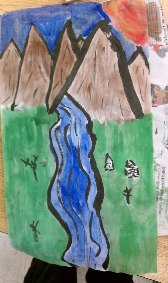 Art Rocks!: Grade 4: Landscape Scrolls