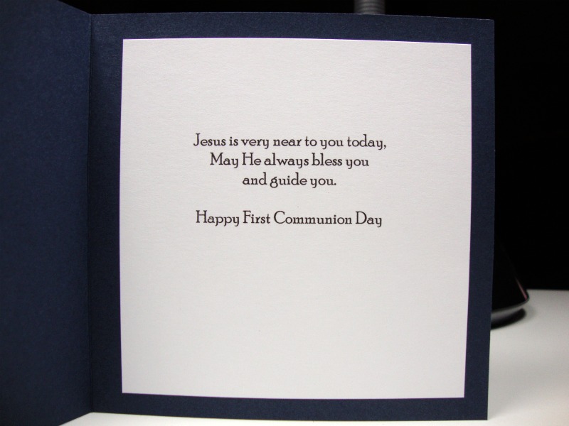 MicheleGreen.com: First Communion Card