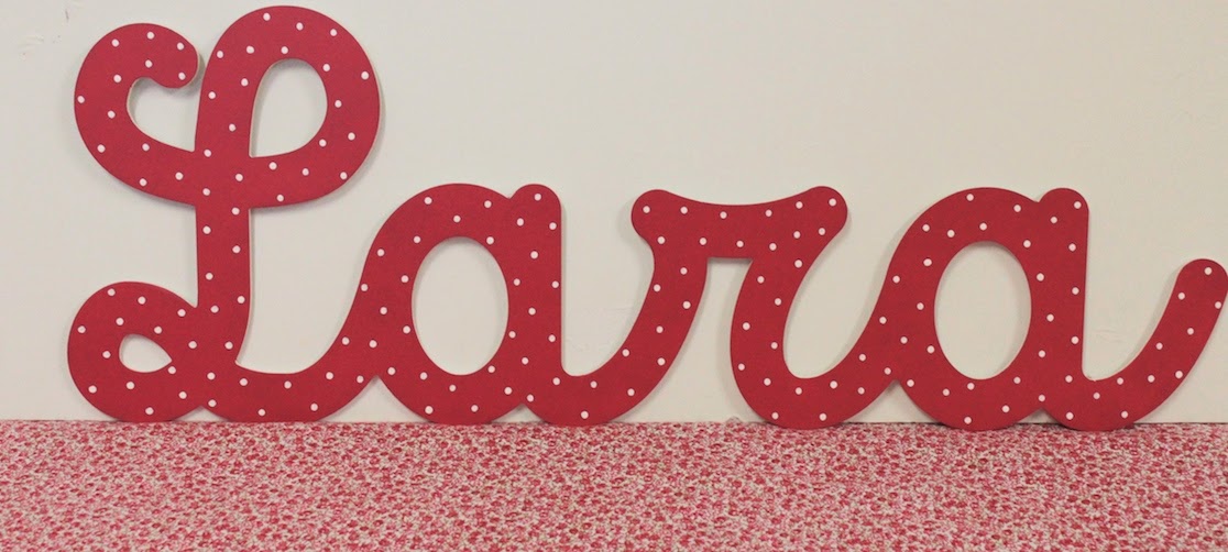 16 Abril 2014 : Letras para decoración infantil , en caligrafía, con ...