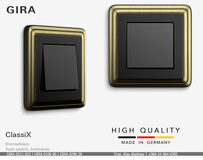 GIRA CLASSIX | luxury wiring devices in the world