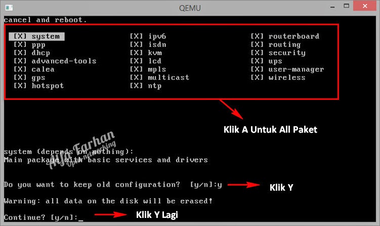 Belajar GNS3 - 2 : Install MikroTik Di Qemu GNS3 ~ Open Networking