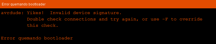 Cambiar bootloader de Arduino Nano y quemar sketches con otro arduino por ISP