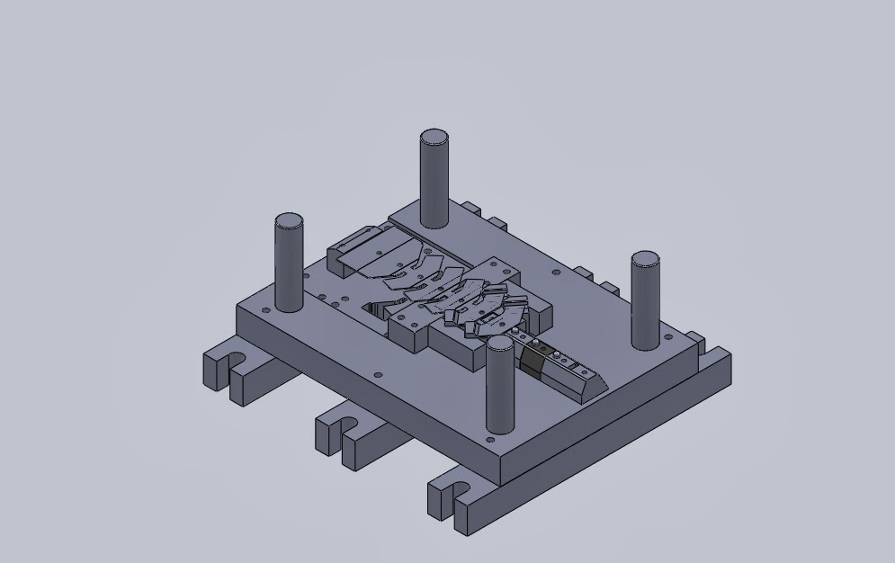 diseño troqueles : Diseño de troquel progresivo