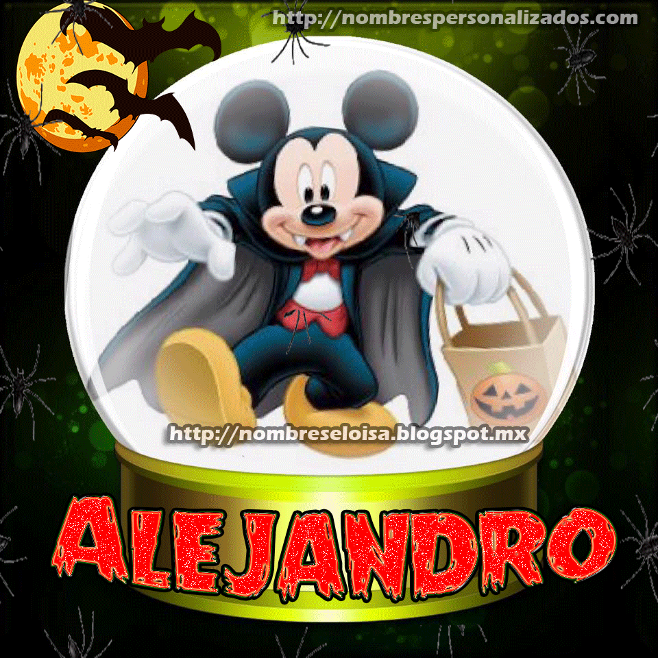 Nombres de Hombre con (A) Halloween