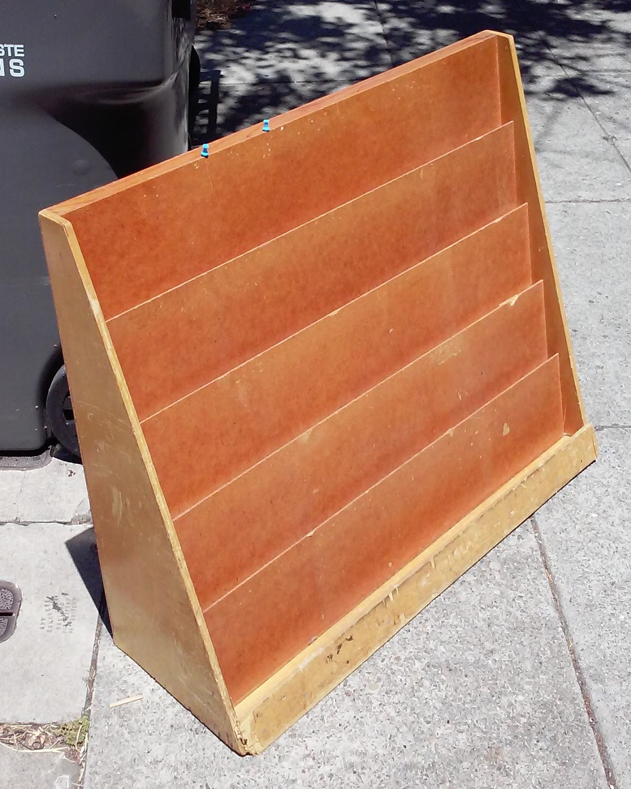 UHURU FURNITURE & COLLECTIBLES: SOLD #3559 40" Wide Literature Rack - $20