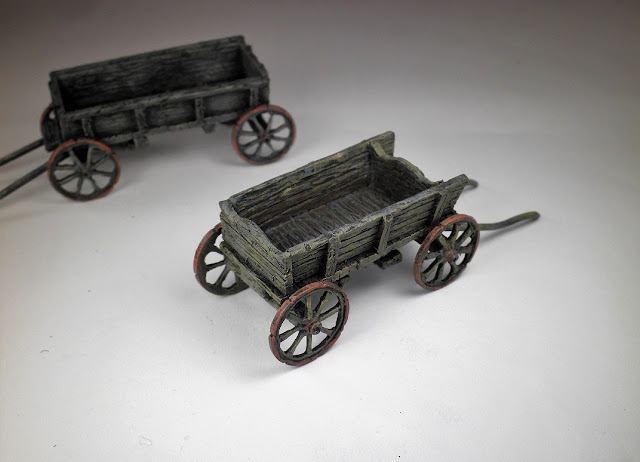 JOHN BOND's WARGAMING STUFF: SCATTER TERRAIN: carts and wagons.