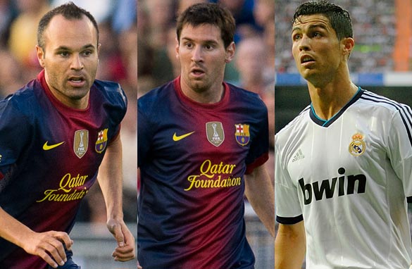 NAIJA BLAZING SPOT: Ballon d’Or: Messi, Ronaldo Or Iniesta?