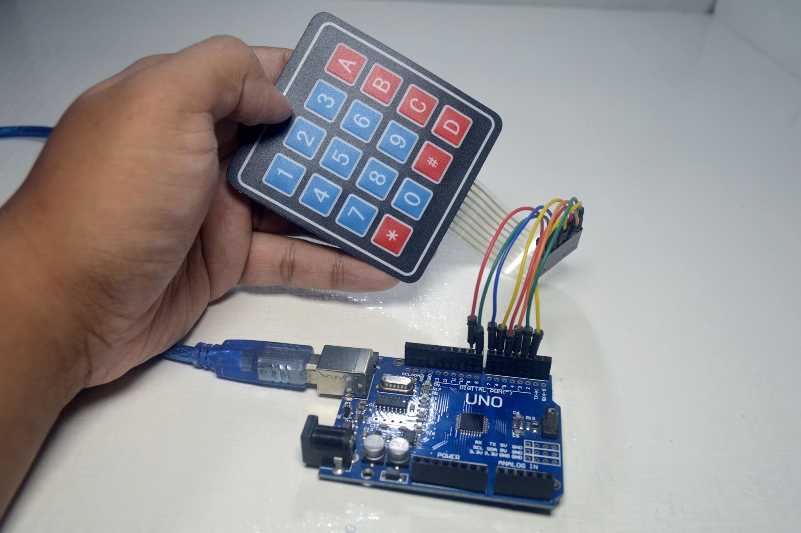 At Mo Production Keypad 4x4 Matrix Di Arduino Uno