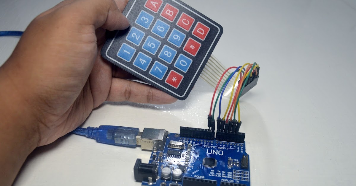 AT-MO PRODUCTION: Keypad 4x4 Matrix di Arduino Uno