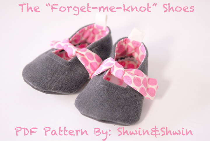 Forget-Me-Knot Shoes {Free PDF Pattern} - Shwin & Shwin