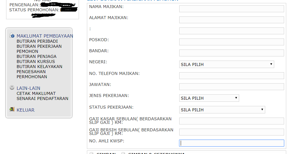 Contoh Borang Ptptn Yang Lengkap - MaximusqoMcbride