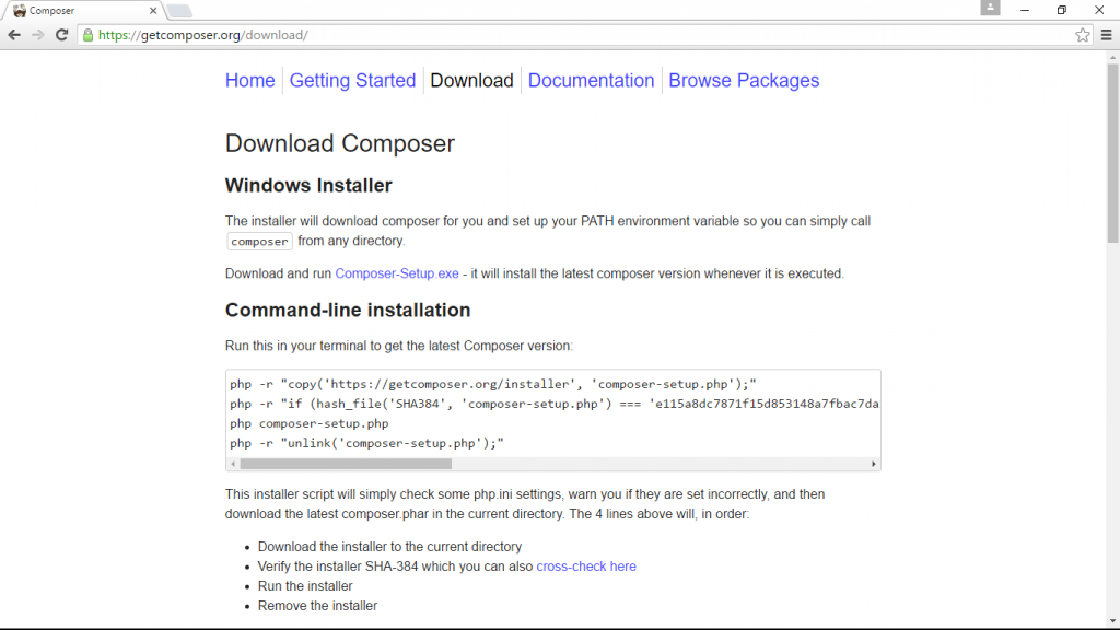 Instalasi Composer Dhidecoderweb Tutorial Pemrograman Web