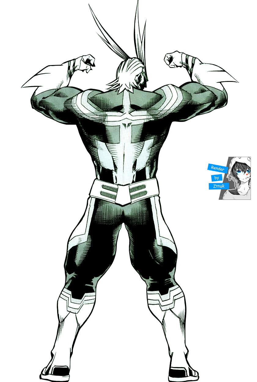 BOKU NO HERO ACADEMIA / MY HERO ACADEMIA » RENDER ALL MIGHT MANGA ...