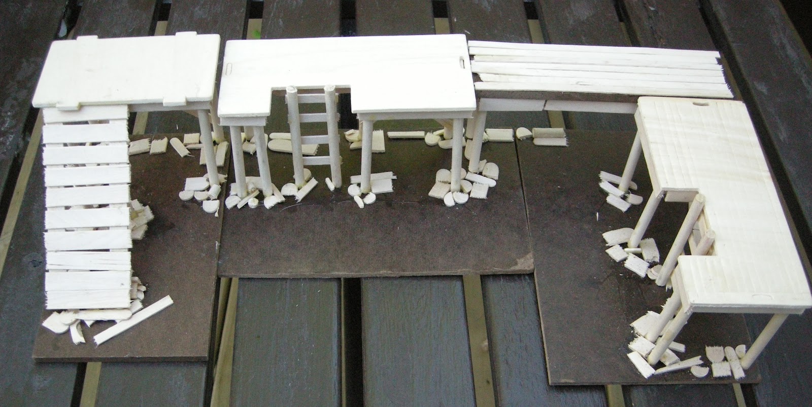 ANY HOW TOWN: Building Popsicle Stick Platforms and Ramps