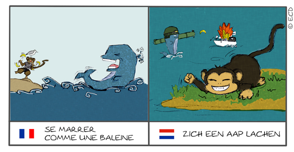 Comment ça se dit en français?: se marrer (rire/se tordre) comme une ...